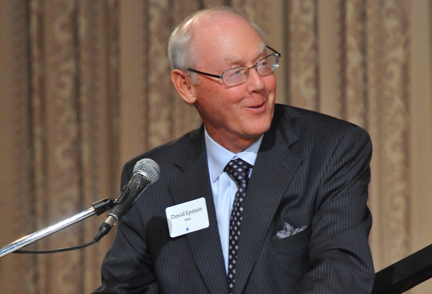 Remembering David J. Epstein ’64: Leading Booster of Public Interest ...